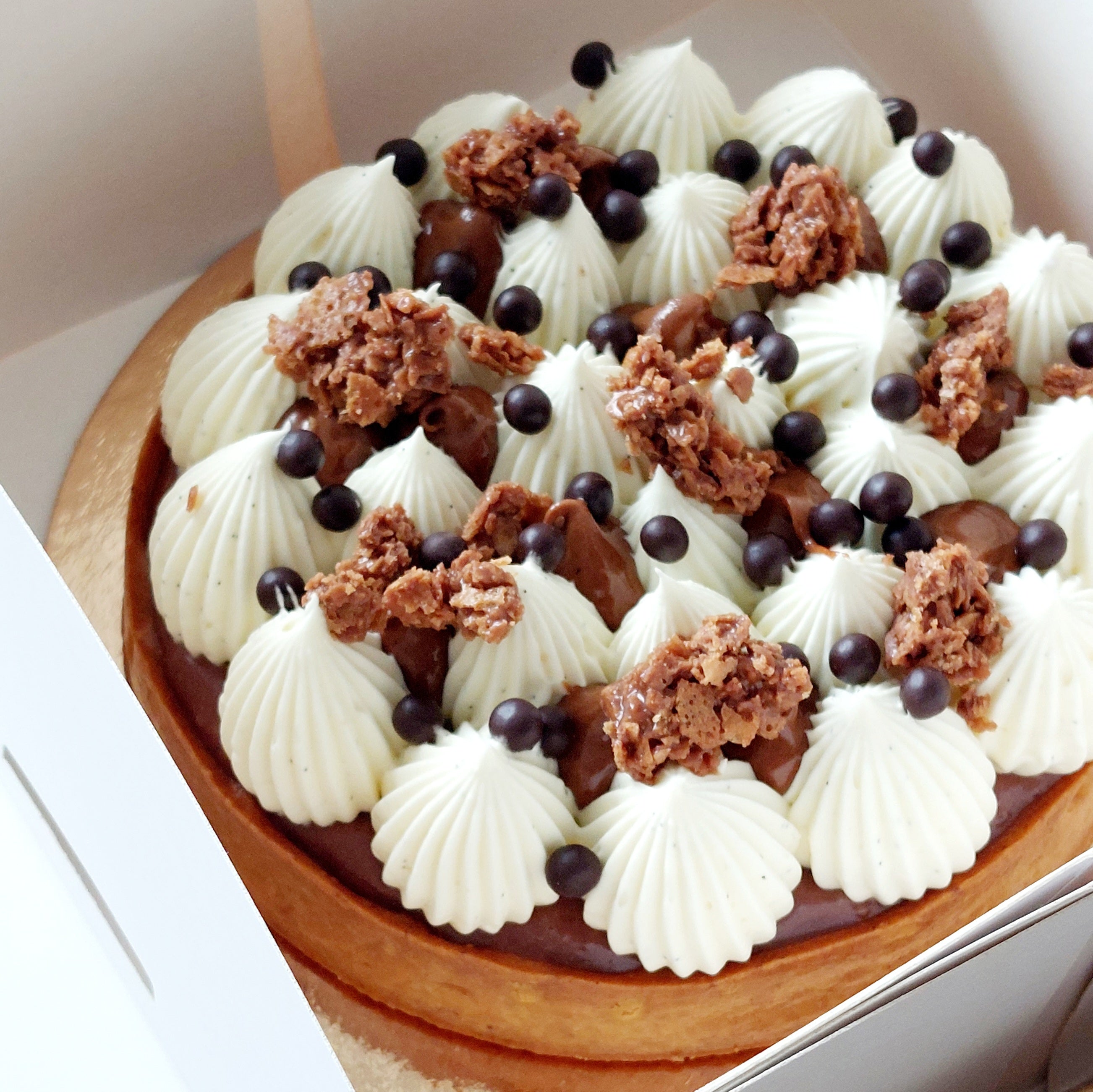 Praliné chocolade taart – Pâtisserie Julie